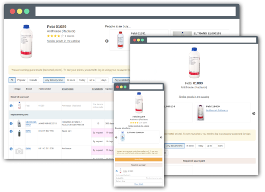 ABCP: Platform for your auto parts online store